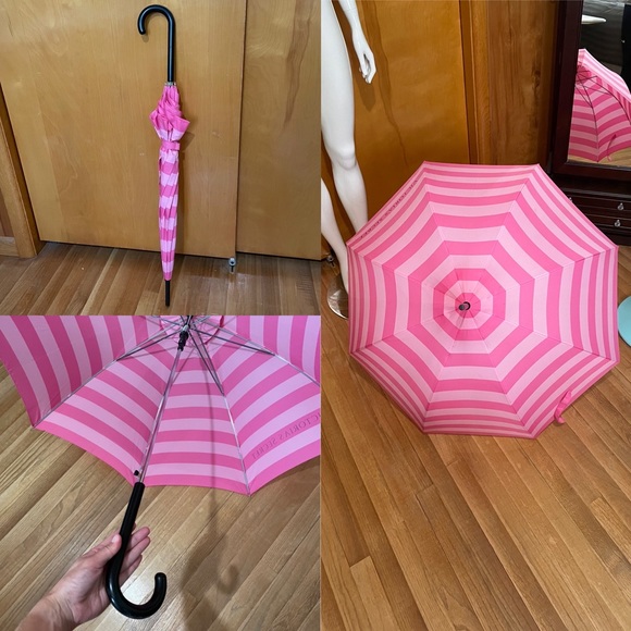 Victoria's Secret | Accessories | Rare Victorias Secret Pink Stripe ...